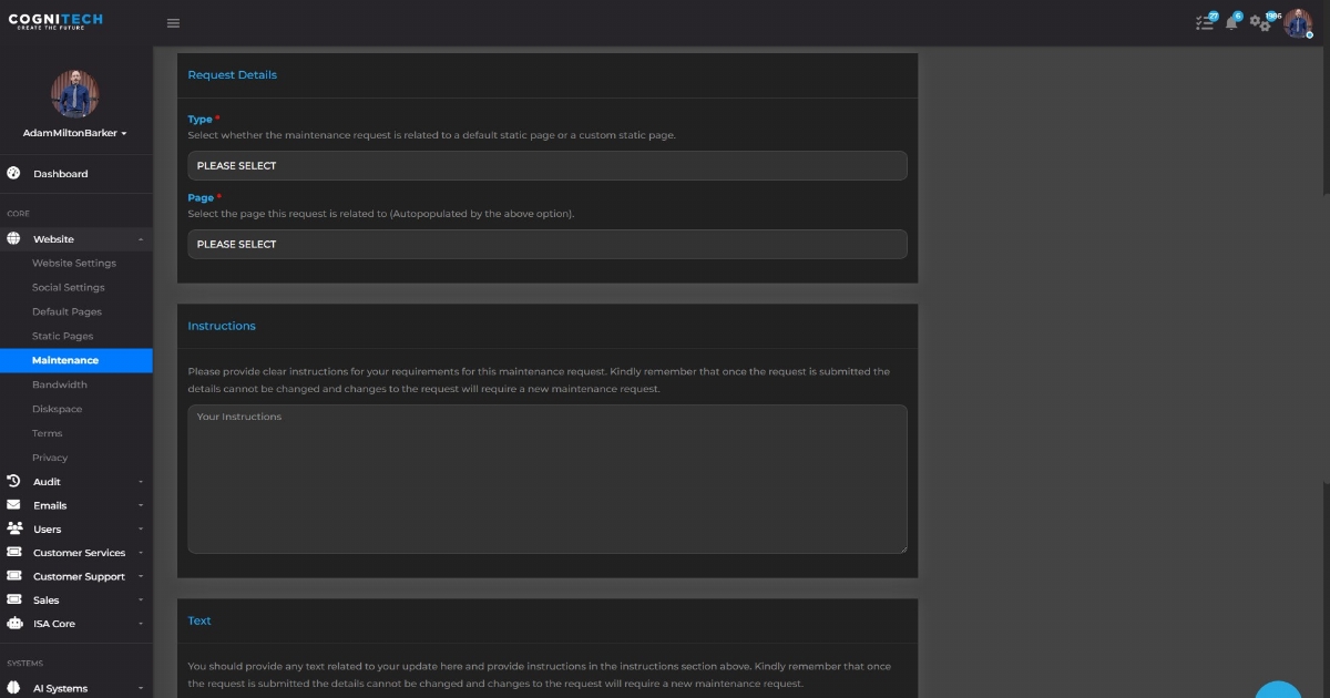 Submitting Maintenance Requests